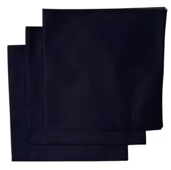 Made in the USA Solid Bandanas - 3 Pack, 22" x 22", 100% Cotton – EBP Inc